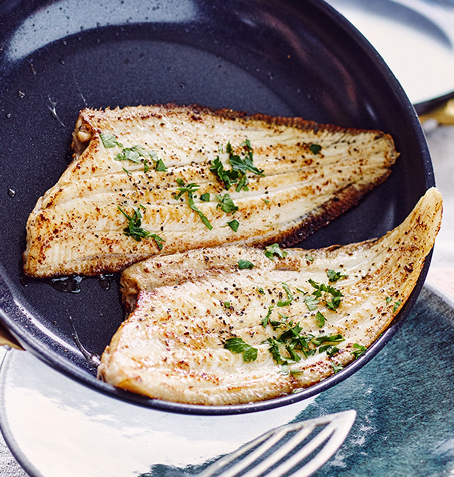 Pan-Seared Fish with Lemon Butter | Healthy Ceramic Nonstick Cookware ...