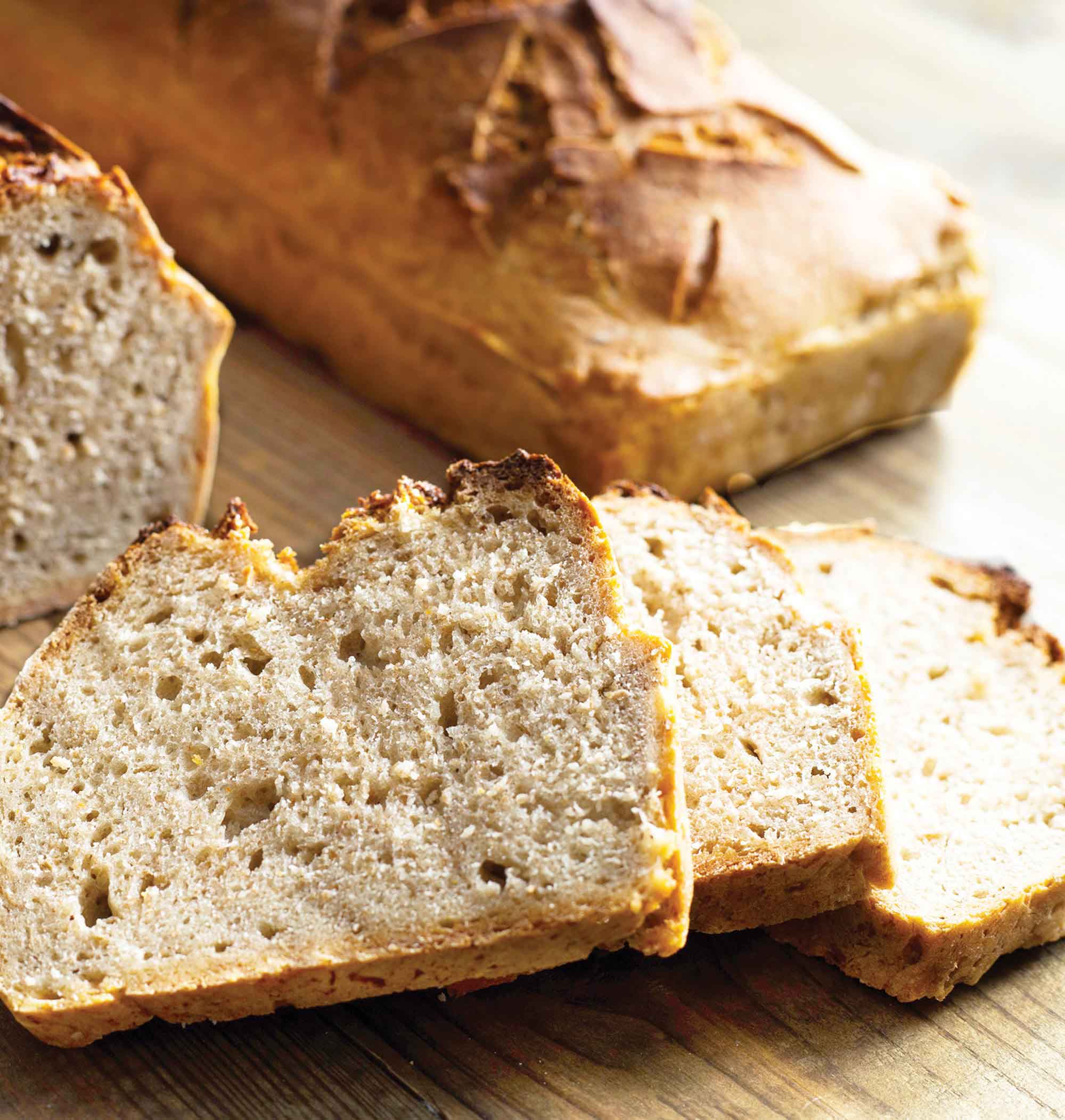 Simple, No-Knead Wheat Loaf | Healthy Ceramic Nonstick Cookware ...