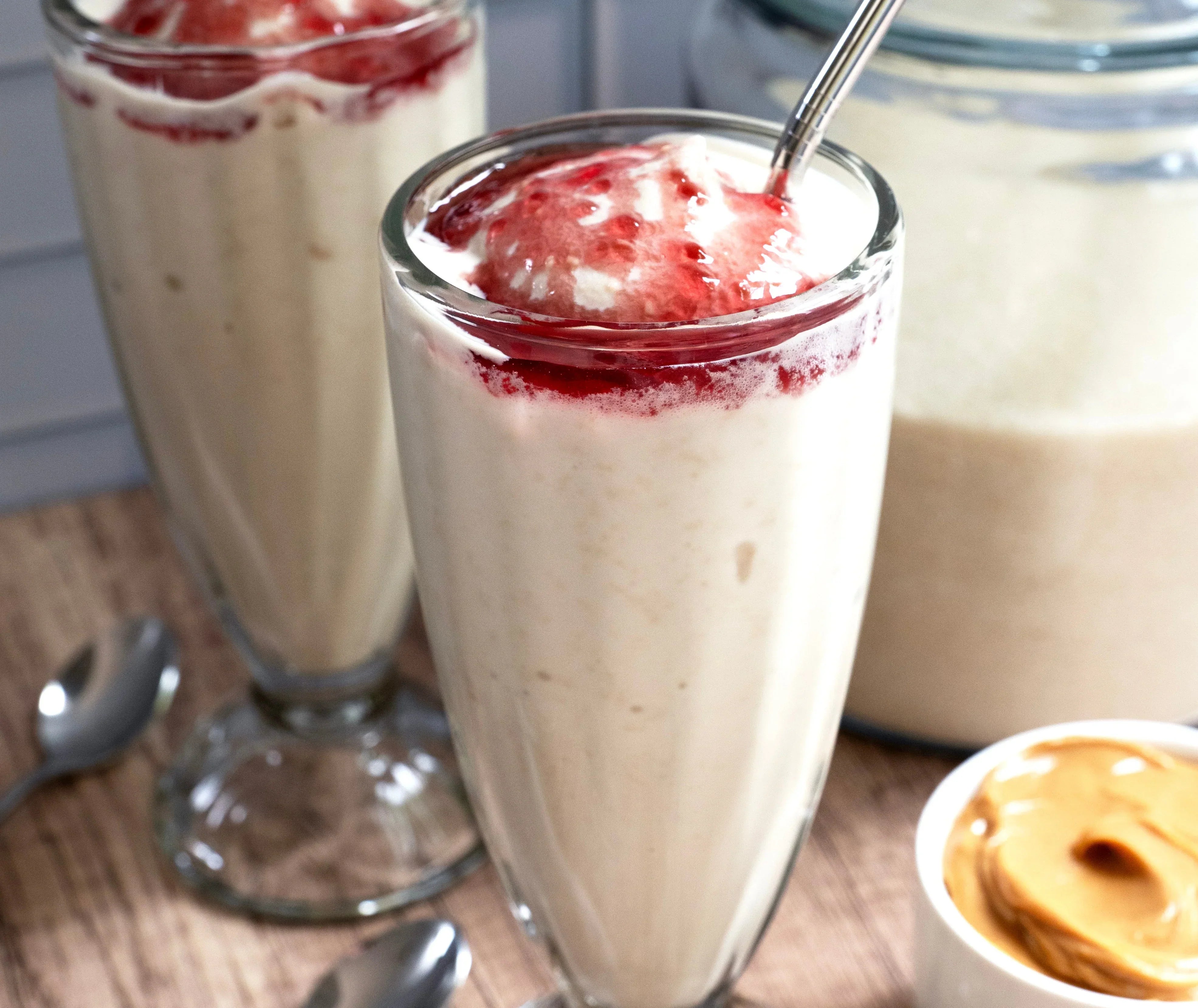 Peanut Butter & Jelly Milkshake