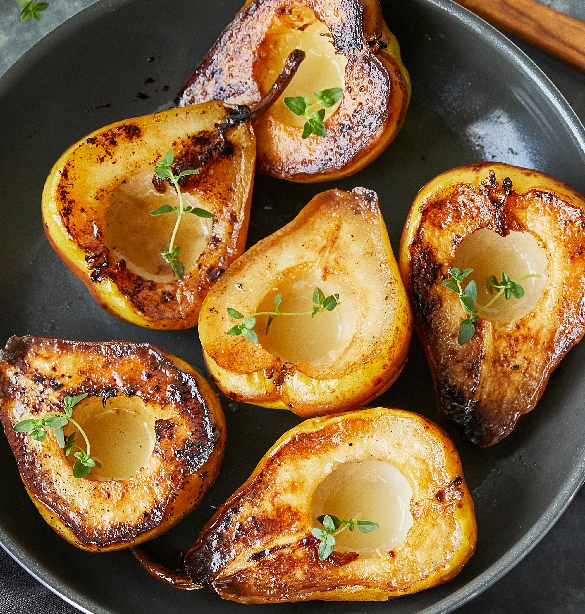 Honey-Glazed Balsamic Pears | Healthy Ceramic Nonstick Cookware ...