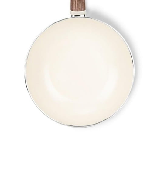 Wood-Be Frying Pan, Cream White - 24cm | GreenPan Australia