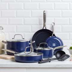 Blue Diamond Classic 5 Piece Cookware Set | Healthy Ceramic Nonstick ...