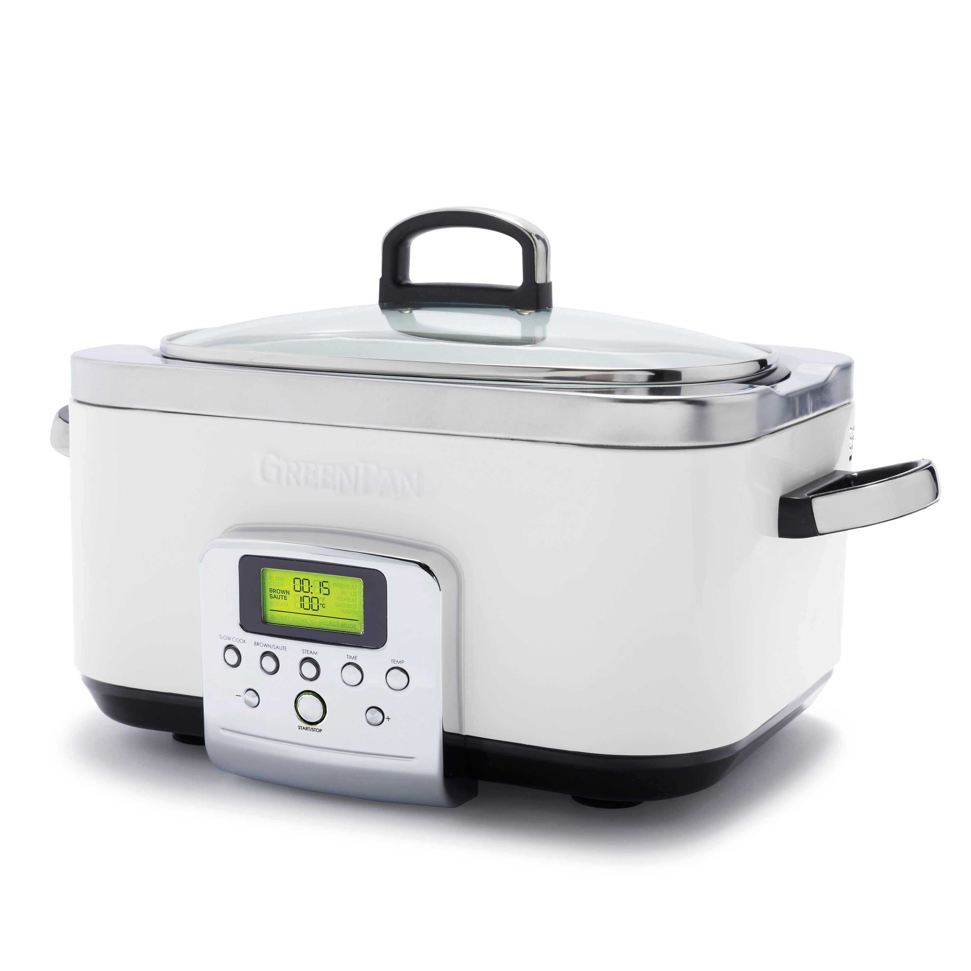 Cream White Ceramic Slow Cooker | GreenPan Australia