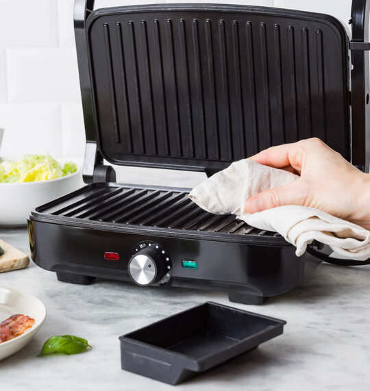 GreenLife Contact Grill in Black | Healthy Ceramic Nonstick Contact ...